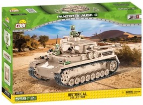 COBI 2546 II WW Panzerkampfwagen IV Ausf G DAK, 559 kostek