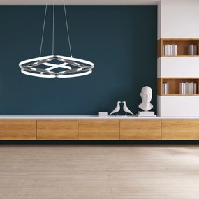 Toolight - LED závěsná lampa APP795-CP, chromová, OSW-05501