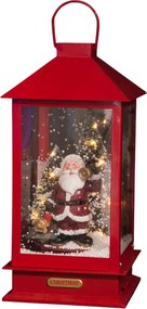 Lucerna Santa Claus, LED podsvíceni, 38 cm