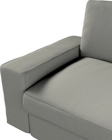 Potah na pohovku Kivik 3-místná nerozkládací barva šedá látka pletený vzor