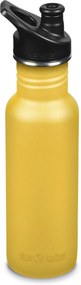 Nerezová lahev Klean Kanteen Classic Narrow 18oz (w/Sport Cap) – Old gold 532 ml