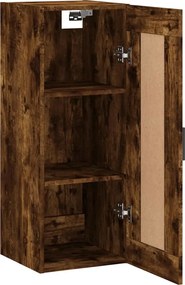 vidaXL Nástěnná skříňka 34,5 x 34 x 90 cm kompozitní dřevo [830505] Barva: Betonová šedá