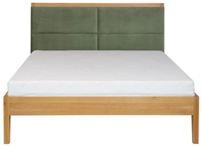 Drewmax LK166 120x200 cm dřevěná postel masiv buk dvojlůžko