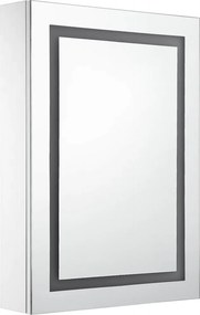 LED koupelnová skříňka se zrcadlem 50 x 13 x 70 cm 285116