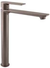Slezák - RAV Umyvadlová vysoká baterie bez výpusti NIL - NL130.xMGK, Metal Grey kartáčovaná Připojovací hadičky - závit: 1/2"
