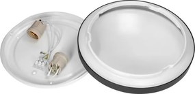 Stropní svítidlo ORNO SELENE CL/2XE27-10/B, 2xE27, max. 2x60W IP54, průměr 30,5cm, černá