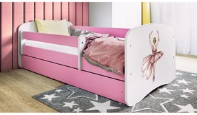 Dětská postel Babydreams tanečnice růžová