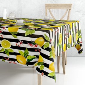 Ubrus PVC M-153A - Citróny - Role 140cm x 20m