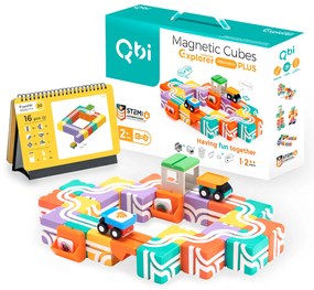 Qbi preschool plus pack magnetická stavebnice 37