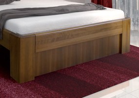FMP Lignum Edit postel s přední výplní - buk průběžný Moření: lak č. 323, Výška bočnice: 50 cm, Rozměr: 140 x 200 cm