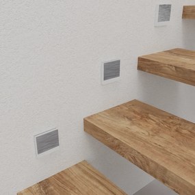 Schodišťové LED svítidlo Berg, 1x LED 0,6w, 3000k, s