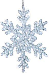 Skleněná vánoční ozdoba ø 6 cm Snowflake – Dakls