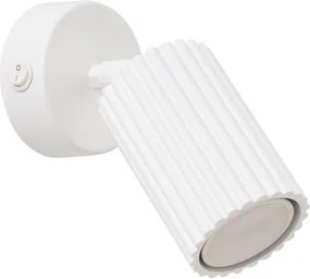 Nástěnné svítidlo SOLLUX KARBON bílá GU10 1x10W bez žárovky SL.1541