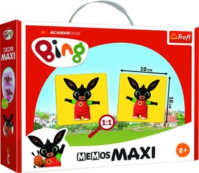 Trefl Pexeso Maxi  Králíček Bing 24 kusů společenská hra v krabici 37x29x6cm 24m+