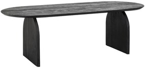 OnaDnes -20% Černý dřevěný jídelní stůl Richmond Hudson 235 x 100 cm