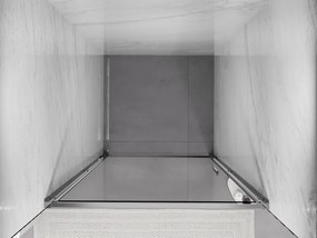 Mexen Exo, 1-křídlé dveře do otvoru 95x200 cm, 6mm čiré sklo, chromový profil, 817-095-000-01-00
