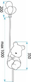 Toolight Rea, NÁSTĚNNÉ SVÍTIDLO MEDVĚD G170-W LINE, OSW-07810