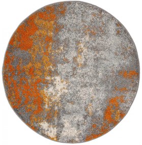 Kusový koberec Fredo oranžový kruh 160x160cm