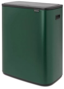 Brabantia Bo Touch Bin 2 x30 L tmavě zelená 304224