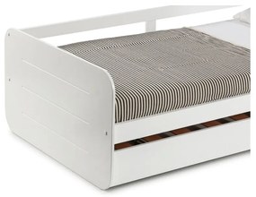 Bílá dětská postel s výsuvným lůžkem 90x190 cm Redona – Marckeric