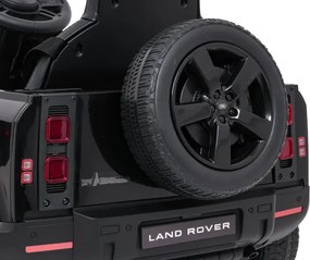 Elektrické autíčko Land Rover Defender černé