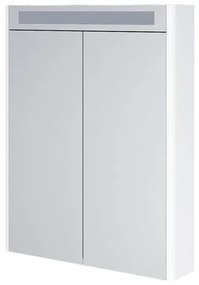 Mereo Siena, koupelnová galerka 64 cm, zrcadlová skříňka, bílá lesk CN416GB