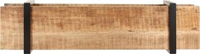 TV stolek 160 x 40 x 40 cm masivní hrubé mangovníkové dřevo 320497