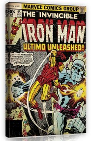 Postershop Obraz na plátně: The Invincible Iron Man Ultimo Unleashed - 40x60 cm