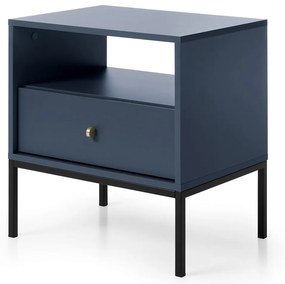 Noční stolek Mono - tmavě modrá