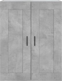 Skříň highboard betonově šedá 69,5x34x180 cm kompozitní dřevo 3200021