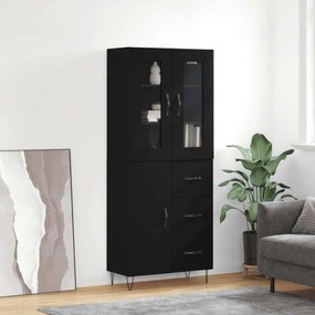 vidaXL Skříň highboard 69,5 x 34 x 180 cm kompozitní dřevo [3198499] Barva: Bílá