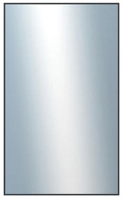 DANTIK - Zarámované zrcadlo - rozměr s rámem cca 60x100 cm z lišty Hliník černá | P01-021 (7001021)