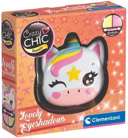 Clementoni - CRAZY CHIC Oční stíny Jednorožec