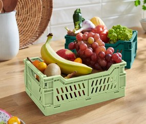 Tchibo - Skládací úložné boxy - barva: zelená