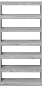 Knihovna 6 úrovní 100 x 30 x 198 cm Kompozitní dřevo 3345118