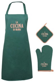 GUSTA Souprava zástěra s chňapkami Cucina di mama