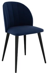 Moderní čalouněná židle ST100, Barva: černá, Potah: Magic Velvet 2258