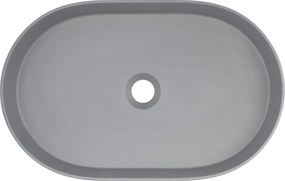 Deante Silia, granitové umyvadlo na desku 550x350x125 mm, šedá metalíza, DEA-CQS_SU6S