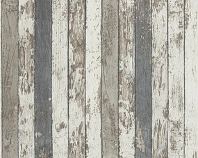 Vliesová tapeta dřevěné prkno 95914-2 / Vliesové tapety na zeď 959142 Dekora Natur 6 AS (0,53 x 10,05 m) A.S.Création