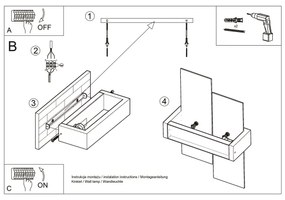 Brilagi -  LED Nástěnné svítidlo HERA 1xE27/7,5W/230V dřevo