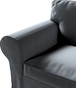Potah na křeslo IKEA Ektorp barva šedá látka sametová