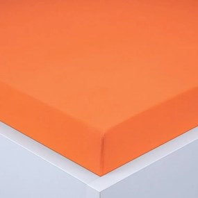 Napínací prostěradlo jersey EXCLUSIVE oranžové