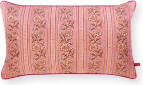 Pip Studio dekorační polštář Rosa Rani 65 x 39 cm - růžový (Stylový dekorační polštář s květy)