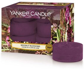 Yankee Candle - čajové svíčky Moonlit Blossoms (Květiny ve svitu měsíce) 12 ks