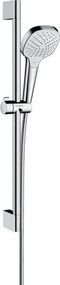 Hansgrohe Croma Select E, sprchová sada Vario EcoSmart 9 l/min se sprchovou tyčí 65 cm, bílá/chromová, HAN-26583400