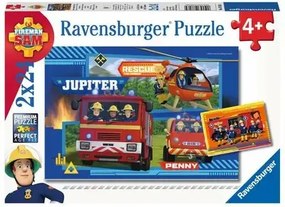 Ravensburger Požárník Sam: Pojďme hasit - 2x24 dílků / od 4 let