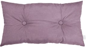 Cotton &amp; Sweets Obdélníkový polštář s knoflíkem fialový 35x60 cm