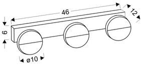 Bílé LED nástěnné svítidlo Sing – Candellux Lighting