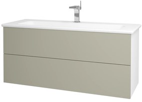 Dřevojas Koupelnová skříň VARIANTE SZZ2 120 (umyvadlo Euphoria) Varianta: M05 Béžová mat / M05 Béžová mat