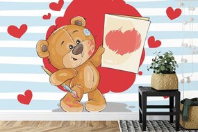 Fototapeta The Big Heart Bears: Love Painting Vliesová tapeta 360x240